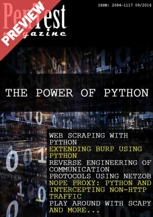 Preview The Power Of Python Pentestmag 0215